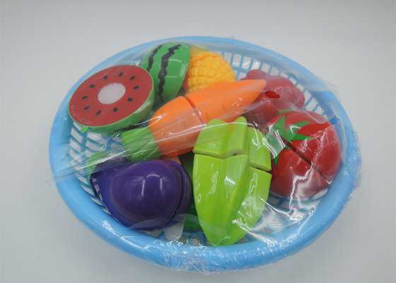 Kitchen Pretend Role Play Children's Play Toys 12 Pcs Fruit Vegetable Cutting supplier