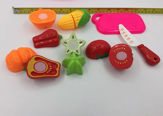 12 Pcs Pretend Role Play Children's Play Toys for Kitchen Fruit Vegetable Cutting supplier