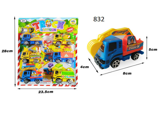 Mini Kids Toy Vehicles Push And Go Construction Trucks 4 Pcs / 6 Pcs Assorted supplier