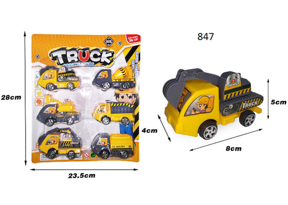 Mini Kids Toy Vehicles Push And Go Construction Trucks 4 Pcs / 6 Pcs Assorted supplier