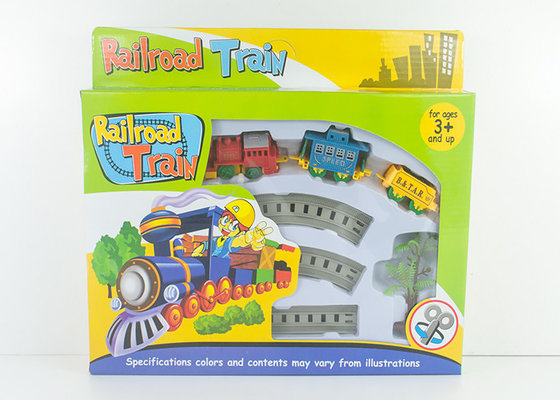 Mini Wind Up Classic Train Set Kids Toy Vehicles with Railway Track 8 Pcs supplier