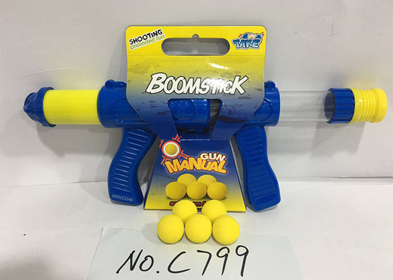 Boys Playing Funny Pump Shooting Blaster Toy Gun with 5Pcs Soft Foam Ball supplier