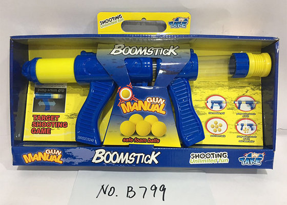 Boys Playing Funny Pump Shooting Blaster Toy Gun with 5Pcs Soft Foam Ball supplier
