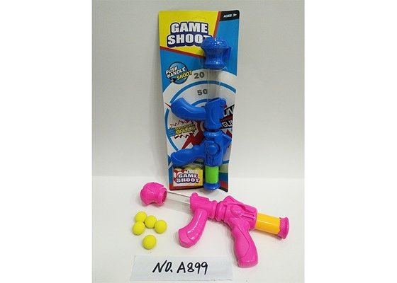 Boys Playing Funny Pump Shooting Blaster Toy Gun with 5Pcs Soft Foam Ball supplier