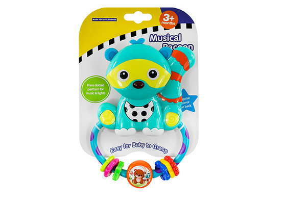 Multi Color BPA Free Baby Teething Rattle Toys With Music And Light 3 To 36 Months supplier