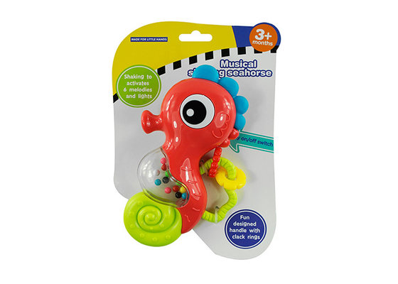 Plastic Baby Rattles And Toys Cell Phone , Soft Teething Toys For Babies supplier
