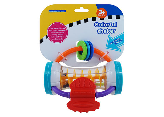 Food Grade Plastic Rattle Toys For Infants , Baby Teethers And Soothers supplier