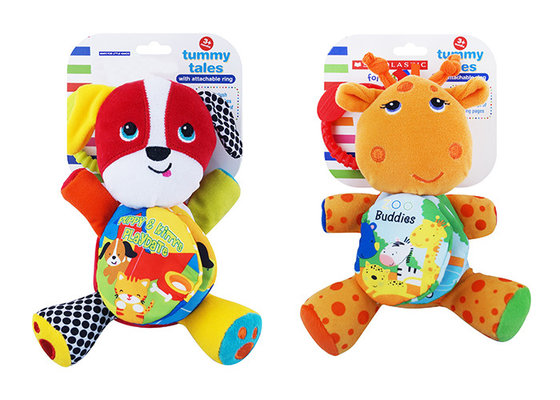 BPA Free Toddler Teether Infant Baby Toys Plush Teething Animal Food Grade supplier