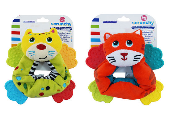 Non Toxic Silicone Baby Teething Toys , Rubber Animal Shaped Teething Soother supplier