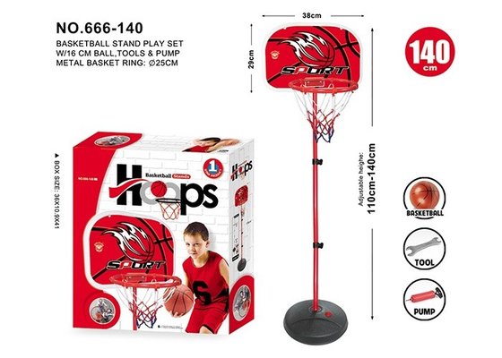 47 " Kids Adjustable Basketball Hoop With Ball Pump Tool For Sporting Game supplier