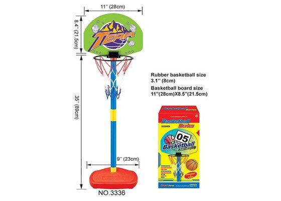 Portable Plastic Children's Basketball Hoop Adjustable Sports Toys For Boys supplier