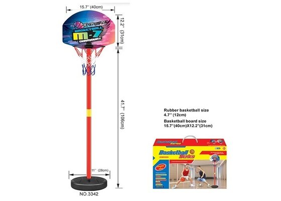 Portable Plastic Children's Basketball Hoop Adjustable Sports Toys For Boys supplier