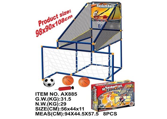 Playing Portable Kids Sports Toys Plastic Indoor Basketball Hoop With Stand supplier