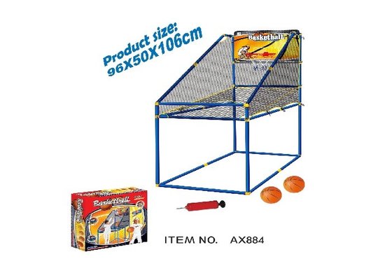 Playing Portable Kids Sports Toys Plastic Indoor Basketball Hoop With Stand supplier