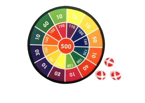 Multicolor Kids Sports Toys Children's Velcro Dart Board With Balls 6 Pattern supplier