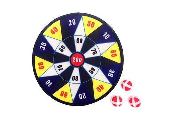 Multicolor Kids Sports Toys Children's Velcro Dart Board With Balls 6 Pattern supplier