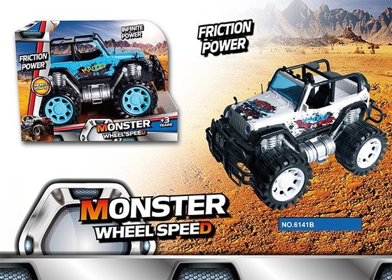 Popular Friction Powered Off Road Jeep Toy Car For Kids 4 Style 8 Colors supplier