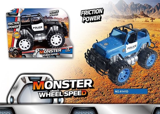 Popular Friction Powered Off Road Jeep Toy Car For Kids 4 Style 8 Colors supplier