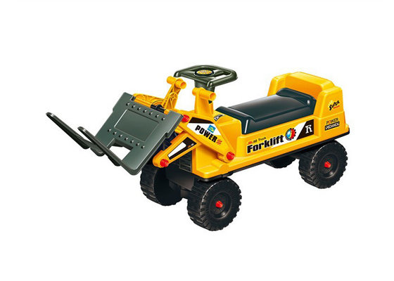 Pretend Play Ride On Trucks For Toddlers , Plastic Bulldozer Sliding Car supplier