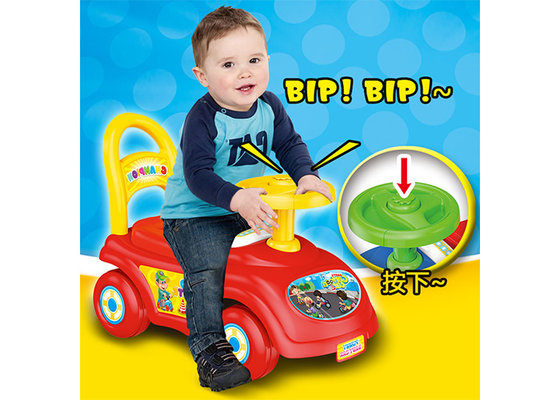 Plastic 4 Wheel Push Ride On Toys For Toddlers , Children's Ride On Toy Car supplier