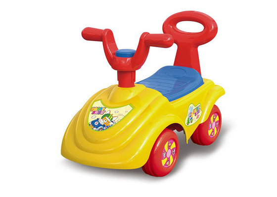 Plastic 4 Wheel Push Ride On Toys For Toddlers , Children's Ride On Toy Car supplier