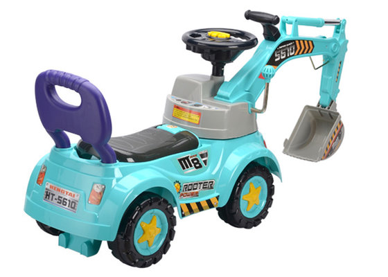 40 " Push Kids Ride On Toys , Toddler Construction Sliding Car With Music supplier