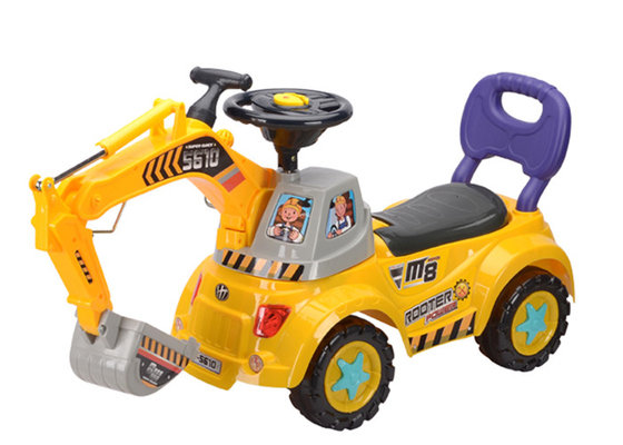 40 " Push Kids Ride On Toys , Toddler Construction Sliding Car With Music supplier