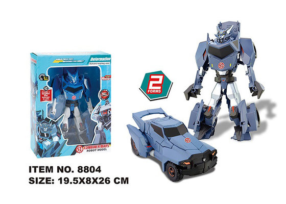 Multi Color Children's Transformer Toys Manual Deformation Robot Model Car supplier