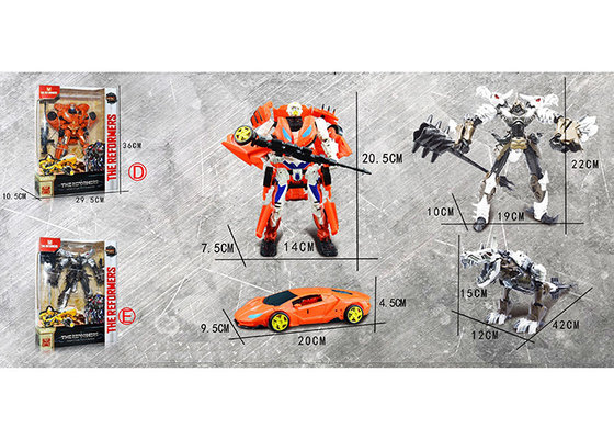 9 " Plastic Transformers Car Robot Toys / Action Figure Dinosaur Transformer Toy supplier
