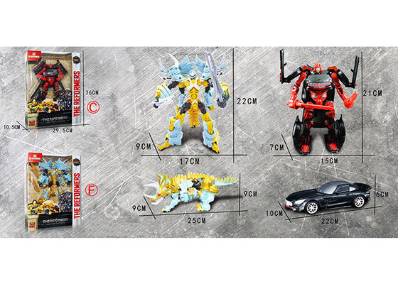 9 " Plastic Transformers Car Robot Toys / Action Figure Dinosaur Transformer Toy supplier