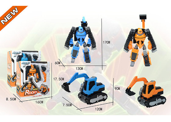 7 " Mini Plastic Deformation Robot Vehicle Car To Robot Transformer Toy 11 Styles supplier