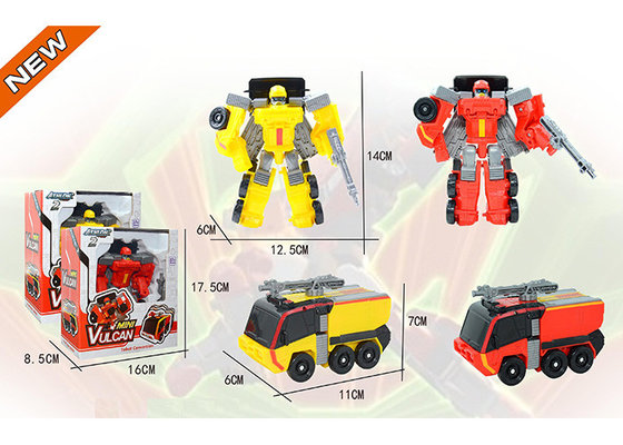 7 " Mini Plastic Deformation Robot Vehicle Car To Robot Transformer Toy 11 Styles supplier