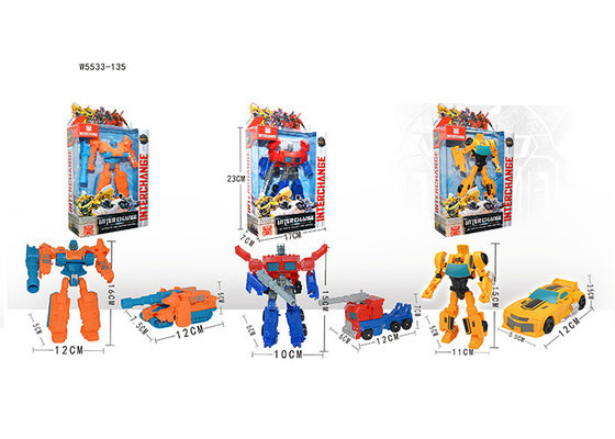 7 " Mini Plastic Deformation Robot Vehicle Car To Robot Transformer Toy 11 Styles supplier