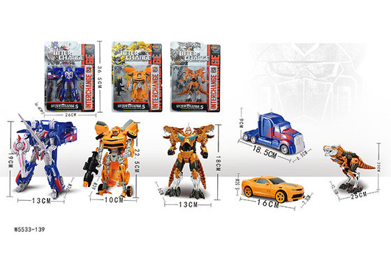 3 In 1 Mini Children's Dinosaur Car Transformer Deformation Toys Non Toxic supplier