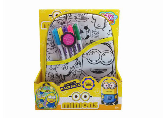 9 Inch Kitty Cat Kids Drawing Board Toys With 6 Washable Color Markers supplier