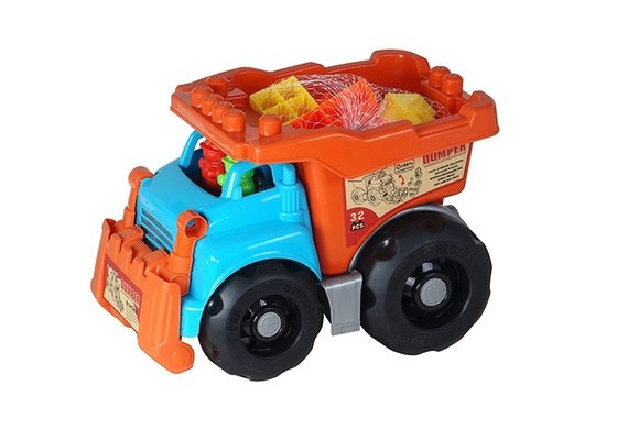 Recycled Plastic Building Blocks Vehicle Play Set For Toddlers And Babies supplier