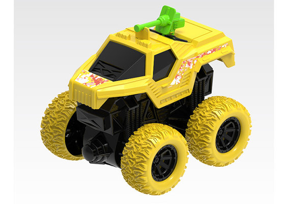 Mini Pull Back Monster Trucks Children's Play Toys Friction Vehicle Big Wheels supplier