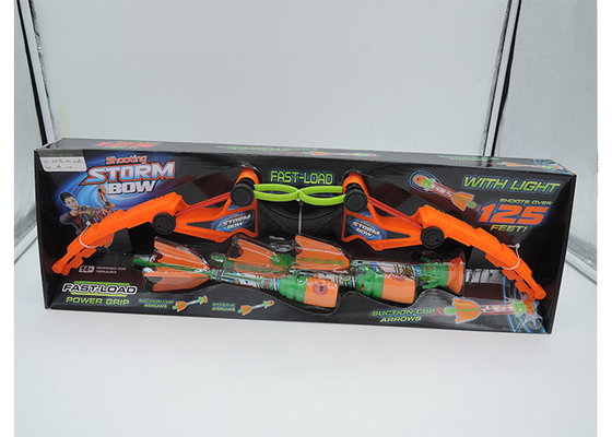 Fast Load Shooting Bow Set Kids Play Toys W / Whistle Sound Arrows 125 Feet supplier
