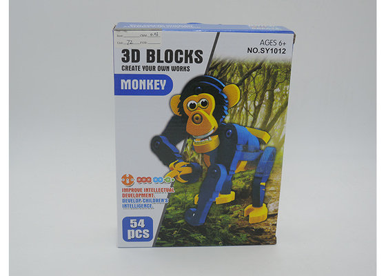 Boys And Girls Building Blocks Educational Toys Assembly Puzzle Kit 54 Pcs supplier