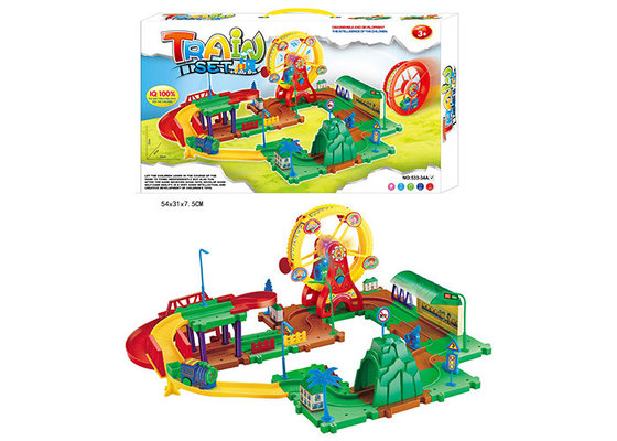DIY Assembly Blocks Track Set Children's Play Toys Train Station Electric 29 " supplier