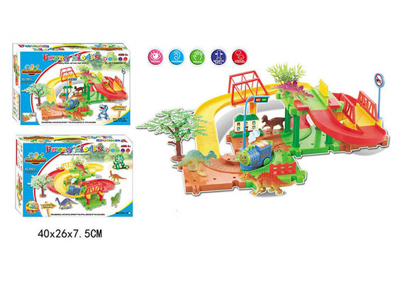 DIY Assembly Blocks Track Set Children's Play Toys Train Station Electric 29 " supplier