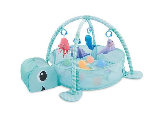 Portable Baby Gym Playmat Children's Play Toys W / Balls Protective Fence 30 Inch supplier