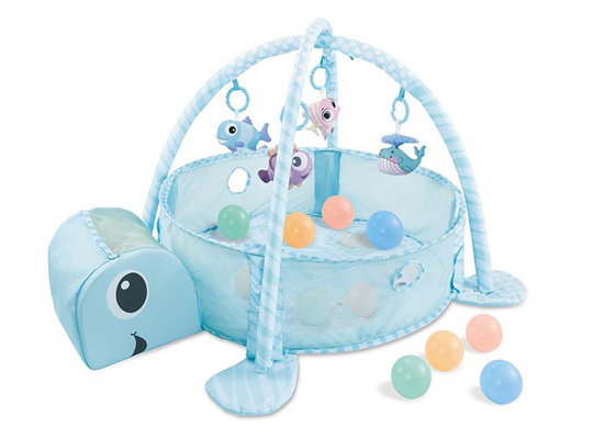 Portable Baby Gym Playmat Children's Play Toys W / Balls Protective Fence 30 Inch supplier