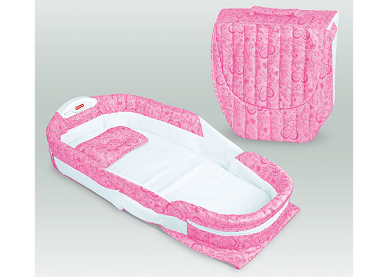 Foldable Baby Bed Children's Play Toys W / Soft Music Protective Fence supplier