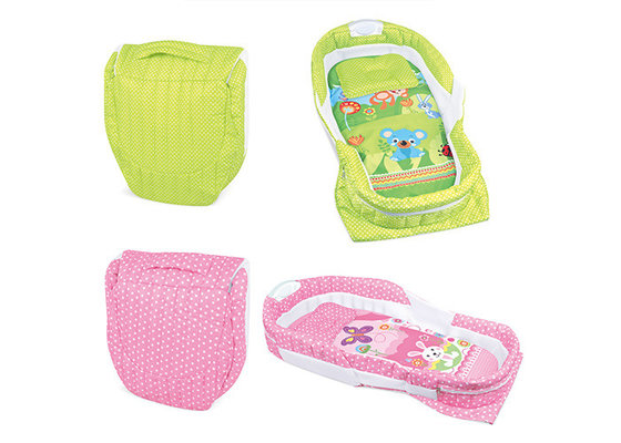 Foldable Convertable Baby Bed Children's Play Toys W / Music Extendable Length supplier