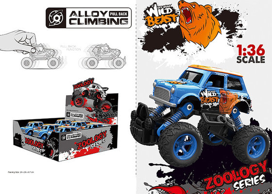 Alloy Metal Casing Vehicle Truck Children's Play Toys Pull Back And Go N / A Battery supplier