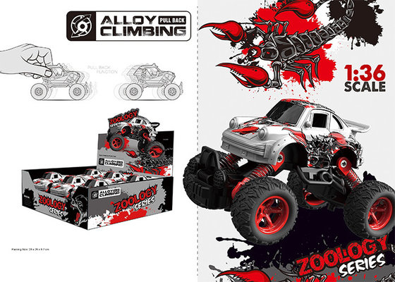 Alloy Metal Casing Vehicle Truck Children's Play Toys Pull Back And Go N / A Battery supplier