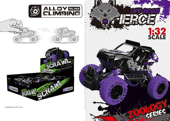 Alloy Metal Casing Vehicle Truck Children's Play Toys Pull Back And Go N / A Battery supplier