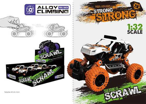 EN71 & 7P Cool Toys For Boys Alloy Vehicle Truck Pull Back Graffiti Painting supplier