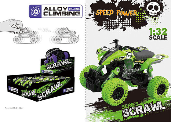 EN71 & 7P Cool Toys For Boys Alloy Vehicle Truck Pull Back Graffiti Painting supplier